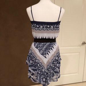Guess | Dresses | Guess Navy Blue Silvergrey Dress | Poshmark